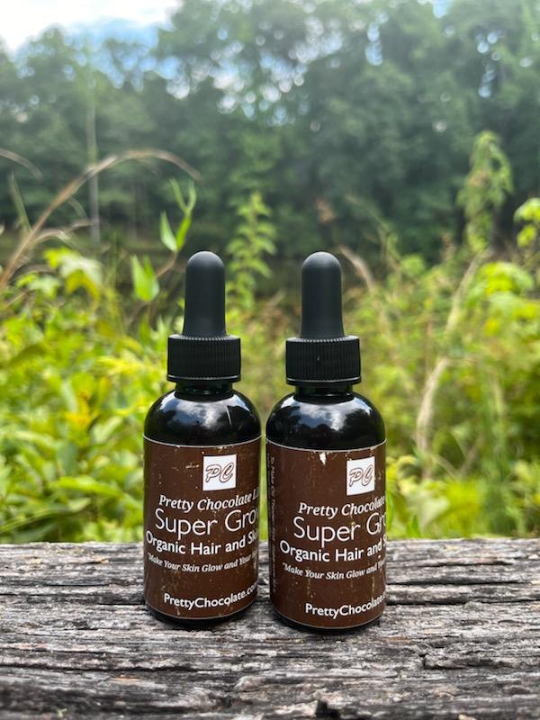 "Super Grow" 4oz Hair & Skin Oil (2 Bottle Special) – Pretty Chocolate